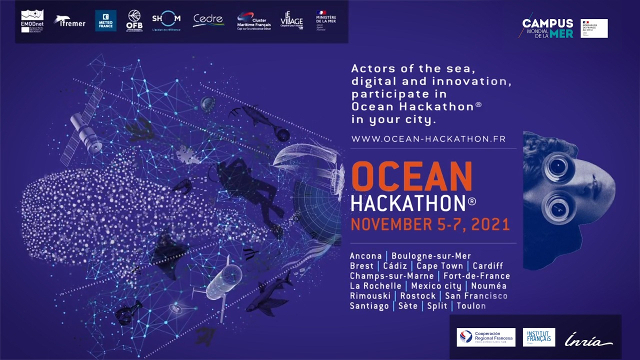 Data Observatory entregará datos para la Ocean Hackathon 2021 | Inria